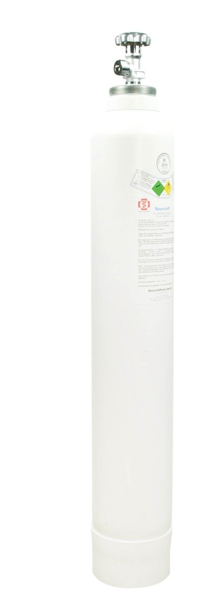 Eigene Sauerstoffflasche mit 200 bar Medizinischem Sauerstoff füllen l ...